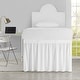 Luxury Plush Dorm Sized Bed Skirt Panel with Ties (1 Panel) - Bed Bath ...