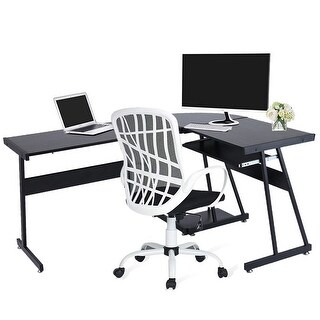 Computer PC Gaming Table Workstation L shaped Corner Computer Office ...