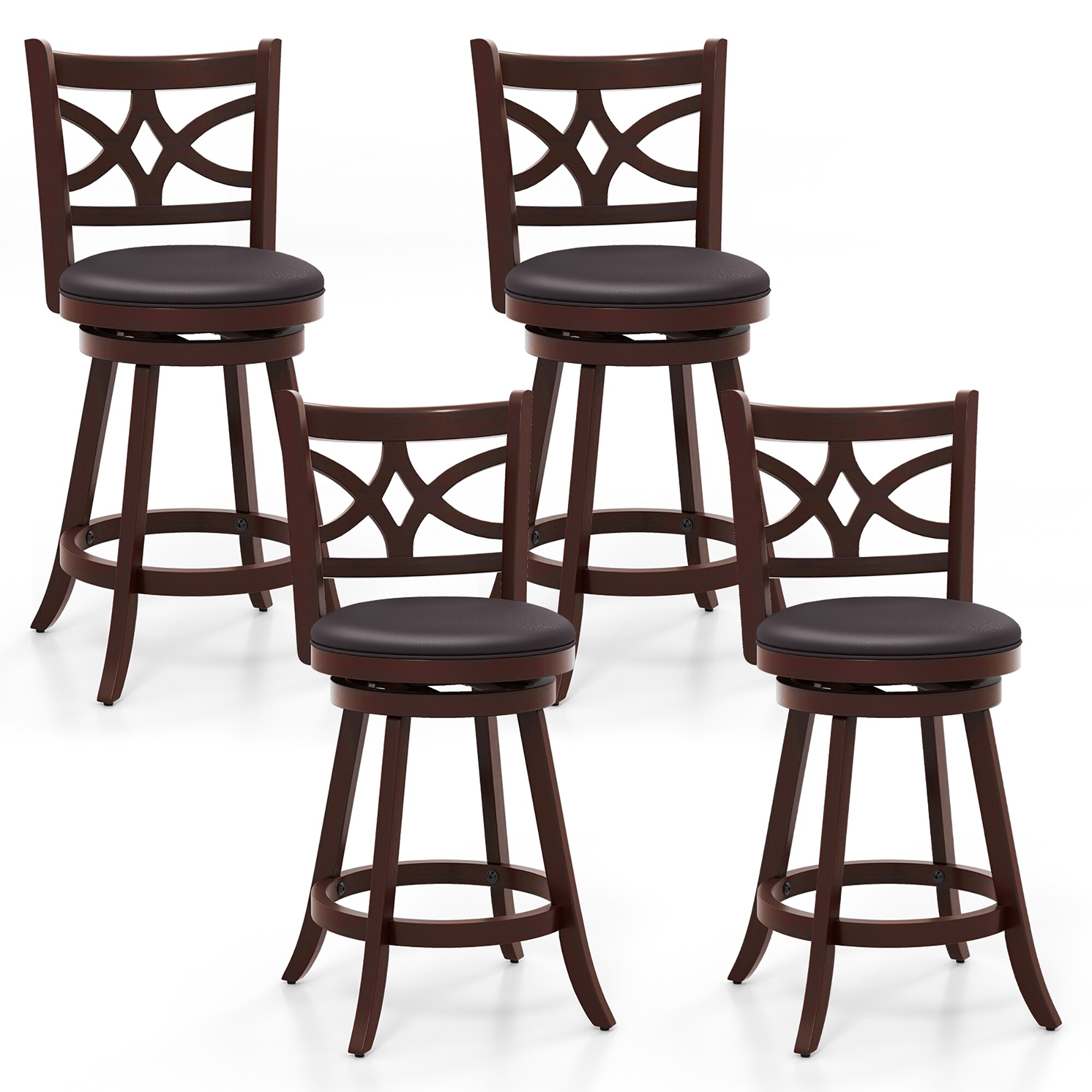 Set of 4, Antique Counter and Bar Stools - Bed Bath & Beyond