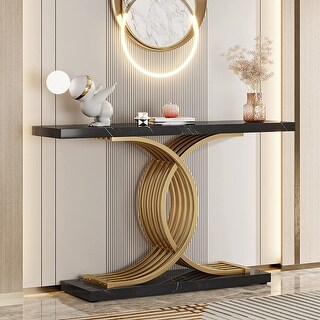 Goverton White Console Sofa Table - Bed Bath & Beyond - 25489435
