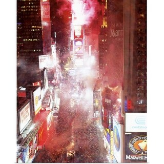 "New Years Eve Times Square New York NY" Poster Print - Multi - Bed ...