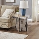 Roundhill Furniture Cavira Modern Faux Marble Living Room End/Side ...