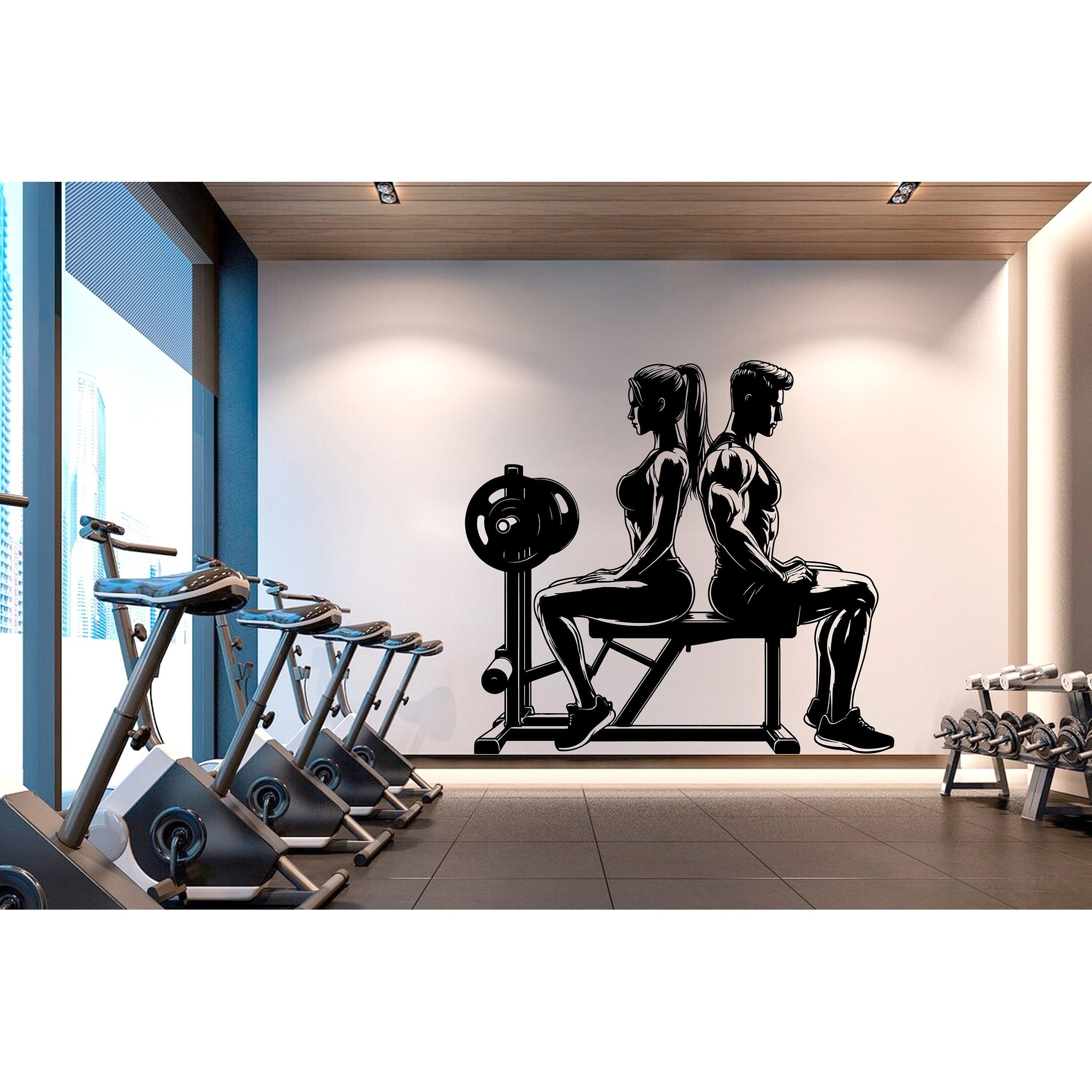 crossfit gym wall art