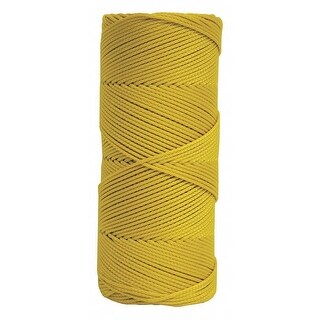 Kraft Tool Masons Line,500 ft,Braided Nylon,Yellow BC342 - 1 Each - Bed ...