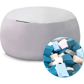 Round Memory Foam Bean Bag Chair - Bed Bath & Beyond - 36645643