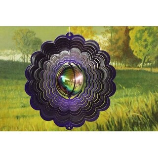 12" Purple Gazing Ball Wind Spinner - Bed Bath & Beyond - 31294759