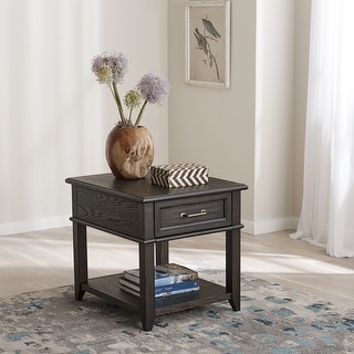 Heatherbrook Charcoal and Ash End Table - On Sale - Bed Bath & Beyond ...