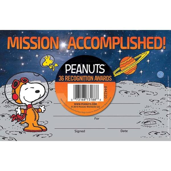 Peanuts® NASA Recognition Awards, 36 Per Pack, 6 Packs - Bed Bath ...