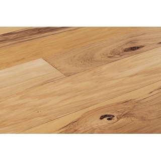 Kanstar Engineered Hardwood - 25 sq. ft. Harbors Hickory Distressed ...