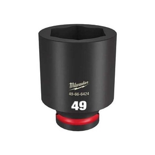 Milwaukee Tool Deep Impact Socket,Steel,49 mm 49-66-6424 - 1 Each ...