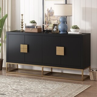 Elegant Luxury Storage Cabinet with Unique Support Legs and Adjustable ...