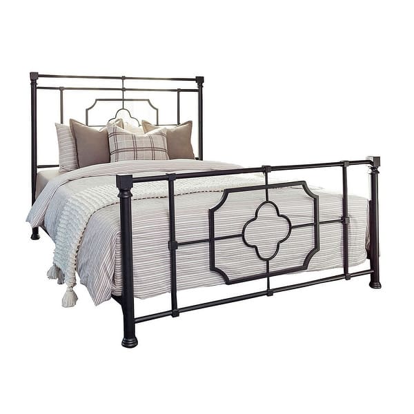 Open Frame Metal Tubular Queen Bed, Black - Bed Bath & Beyond - 31959729