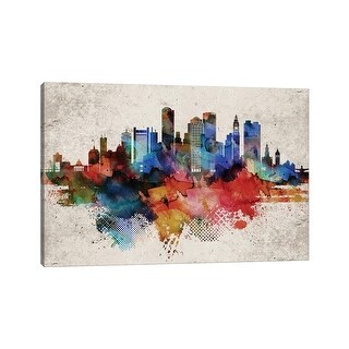 iCanvas "Boston Abstract" by WallDecorAddict Canvas Print - Bed Bath ...