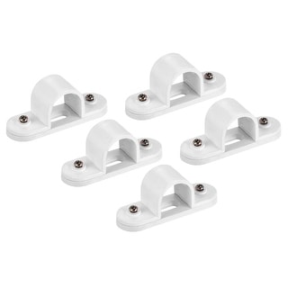 Conduit Saddle Pipe Clip Securing for Conduit Hose with Base - White ...