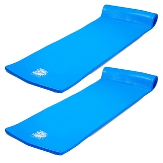 TRC Recreation Splash 70 Inch Foam Raft Lounger Pool Lake Float, Blue ...