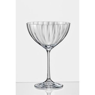 Waterfall (Optic) Coupe Cocktail Glass Set of 6 - Bed Bath & Beyond ...