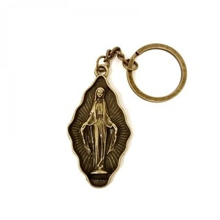 Antique Finish Immaculate Mary Key Chain - Bed Bath & Beyond - 41934886
