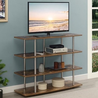 Four-Tier TV Stand in Nutmeg Wood - 47 inches in width - Bed Bath ...