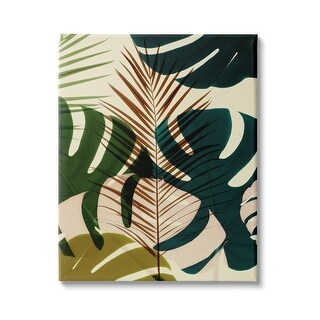 Stupell Abstract Palm Frond Arrangement Warm Tropical Summer Plants ...
