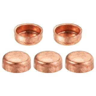 5pcs 9.52mm(3/8") ID Copper End Cap Pipe Fitting Blocking Cap - 9.52mm ...