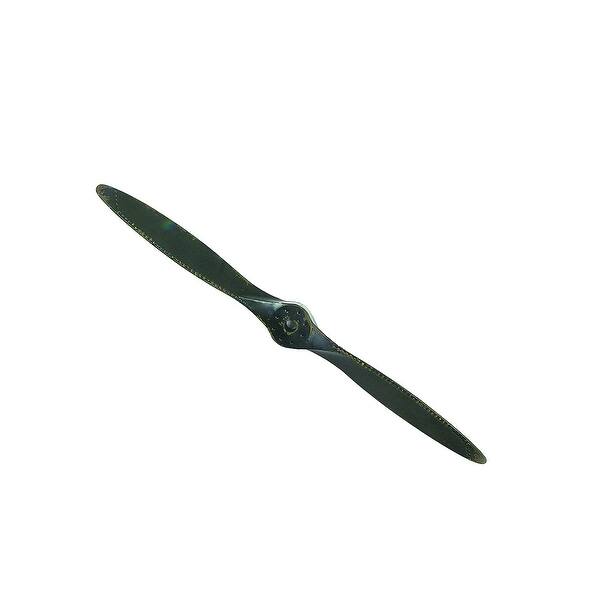First of a Kind Vintage 2 Blade Metal Airplane Propeller in Black - Bed ...
