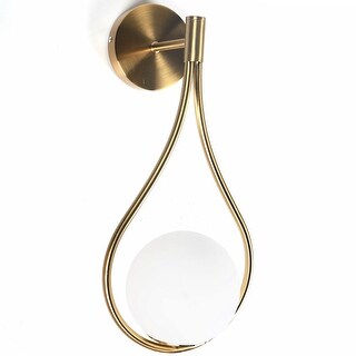 Gold Modern Glass Ball Wall Sconce - Bed Bath & Beyond - 41567585