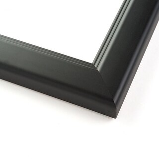 8x30 - 8 x 30 Contemporary Black Solid Wood Frame with UV Framer's ...