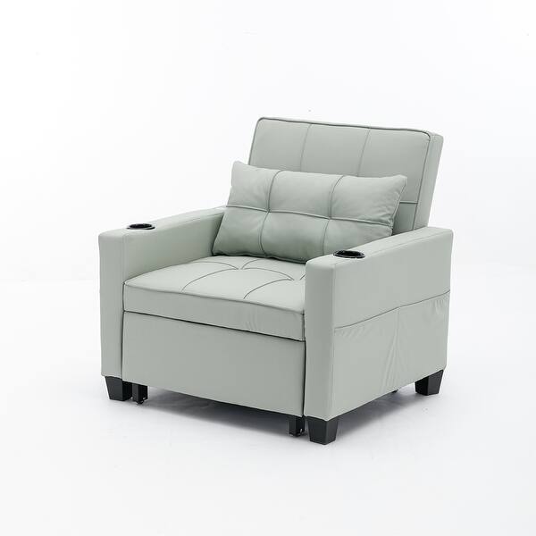 3-in-1 Pull Out Sleeper Chair Beds with USB Ports Armchair Bed Sleeper ...