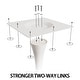 31.5" White Round Dining Table, Tulip Table Kitchen Dining Table 2-4 ...