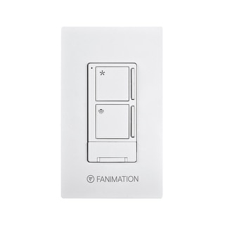Fanimation Ceiling Fan Wall Control with Receiver - 3 Speed Fan and ...