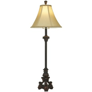 Polystone Antique Style Room Buffet Lamp with Tassel Pull Chain - Bronze - Roche River Decor ...