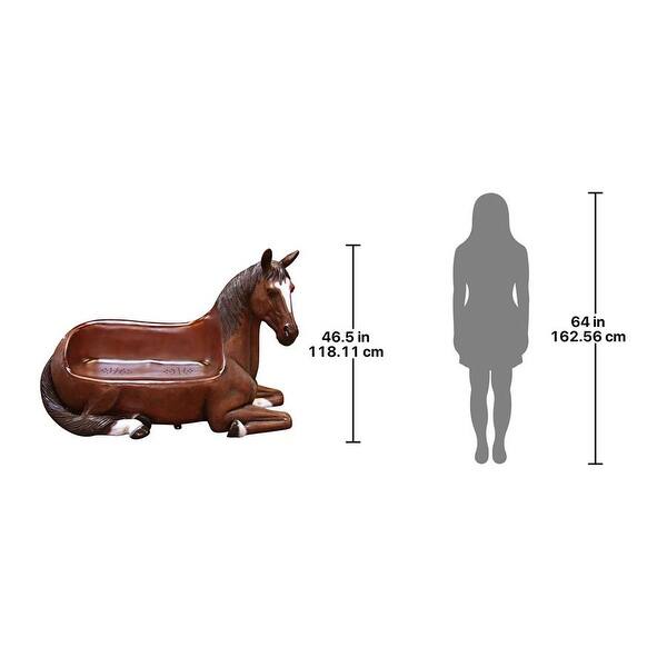 Design Toscano Saddle-Up Horse Bench - Bed Bath & Beyond - 36506863