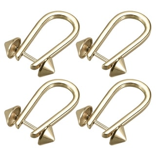 Purse Strap Rings, 4Pcs 50mm Alloy Screw-in Shackle Buckle for Bag ...