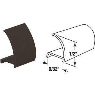 Prime Line Prod. 72" Brown Rigid Spline P8205 Unit: EACH Contains 25 ...