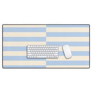 Galaxy Eyes Strippy Baby Blue Desk Mat - 31.5" x 15.5" - Bed Bath ...