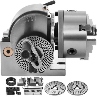 Dividing Head BS-0 5Inch 3 Jaw Chuck Dividing Head Set Precision Semi ...