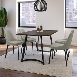 Amisco Danika Table and Harper Chairs, 5-Pieces Dining Set - Bed Bath ...
