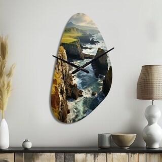 Ireland Dingle Peninsula Clif II - Ireland Wall Clock in Fall Shape ...