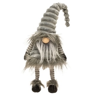 Charming Grey Wobble Gnome for Festive Seasonal Decorations - 19" H ...