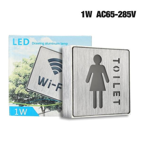 Female TOILET LED Neon Light Sign, Highly Visible Bright Neon Style ...