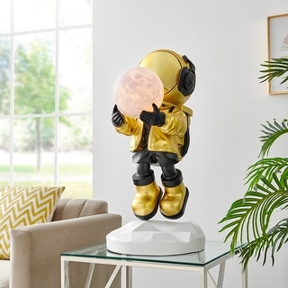 Hadfield takes the Moon Lighted Astronaut Sculpture - N/A - Bed Bath ...