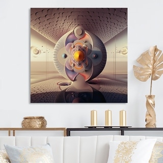 Designart "Metamorphosis Interior Design Retrofuturistic I" Abstract ...
