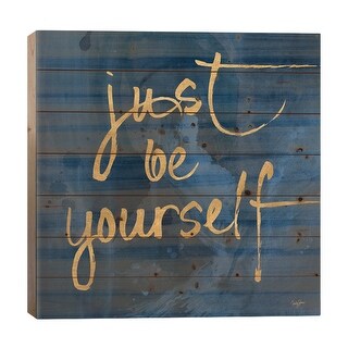 Brave Yourself I Print On Wood by Nola James - Multi-Color - Bed Bath ...
