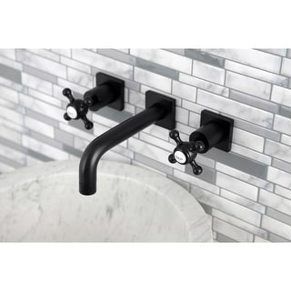 Kingston Brass Metropolitan Two-Handle 3-Hole Wall Mount Bathroom ...