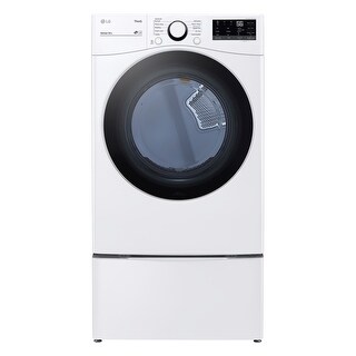 LG DLE3600W 7.4 cu.ft. Ultra Large Capacity Electric Dryer with Sensor ...