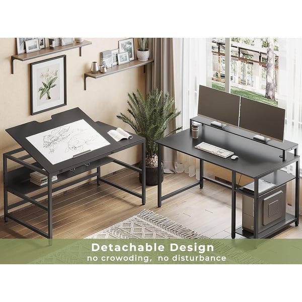 how to draw computer table