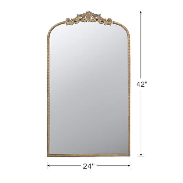 Classic Design Mirror with and Baroque Inspired Frame - Bed Bath ...
