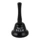 Dinner Field Black Metal Plastic Handle Handbell Hand Held Call Bell ...