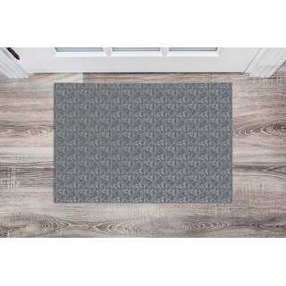 DIPPED HERRINGBONE NAVY Doormat By Kavka Designs - Bed Bath & Beyond ...