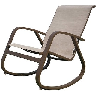 Kozyard Outdoor Contemporary Patio Rocking Sling Chair - Bed Bath ...